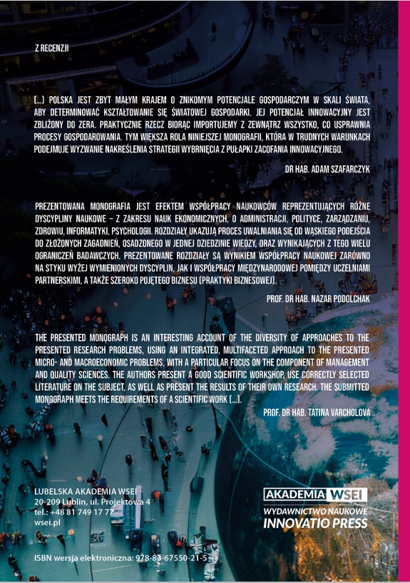 CONTEMPORARY TRENDS AND CHALLENGES OF ENTREPRENEURSHIP, SECURITY AND ...